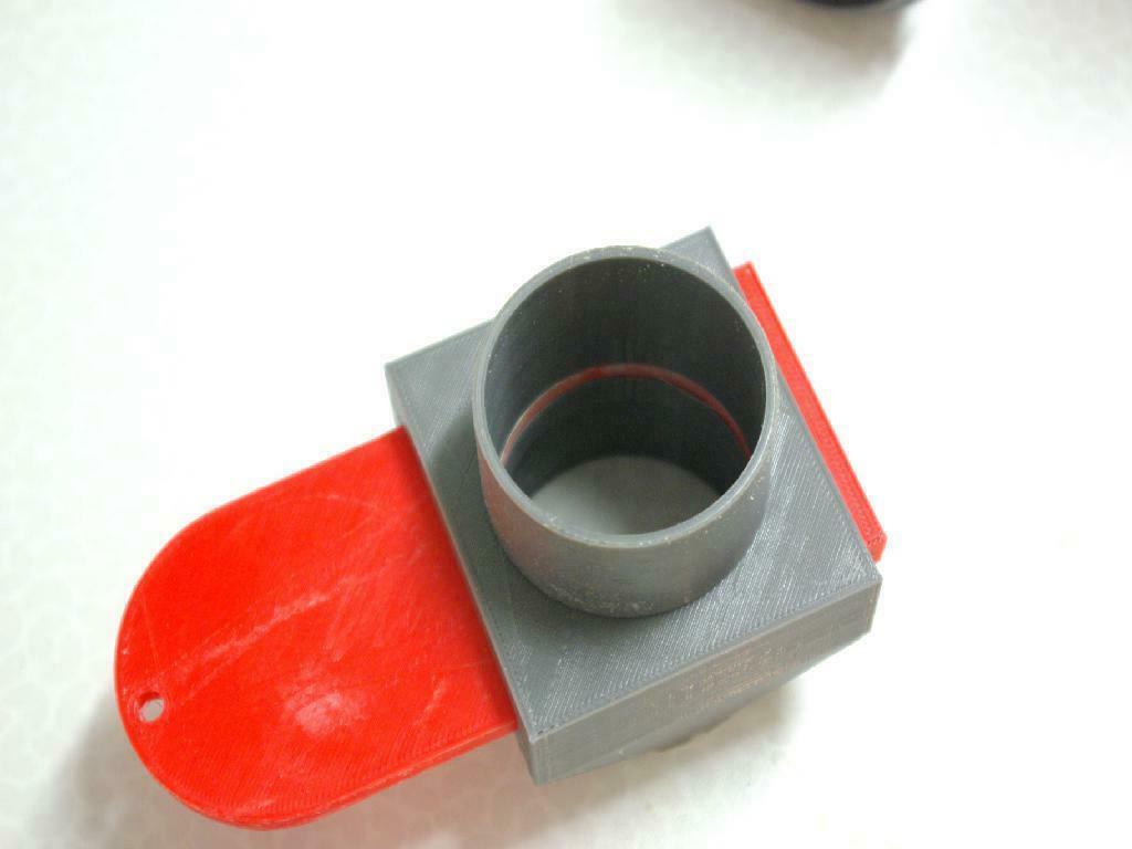 Free STL file Dust Extractor Valve / Blast Gate (Customizable)・Model to ...