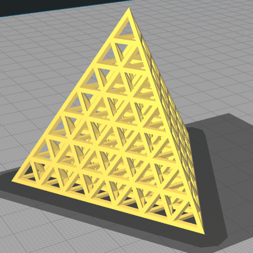 Download STL file 3D Triangle Pyramid Structure • 3D print model ・ Cults