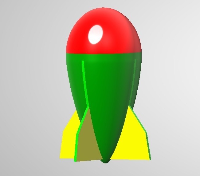 Free STL file Trunkey 創吉藝 Missile 味噌 みそ 火箭玩具 Rocket grenade Toy・3D ...