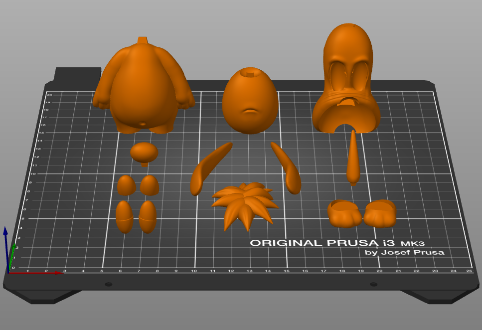 Free STL file Droopy Color Print 🎨・3D printer design to download・Cults