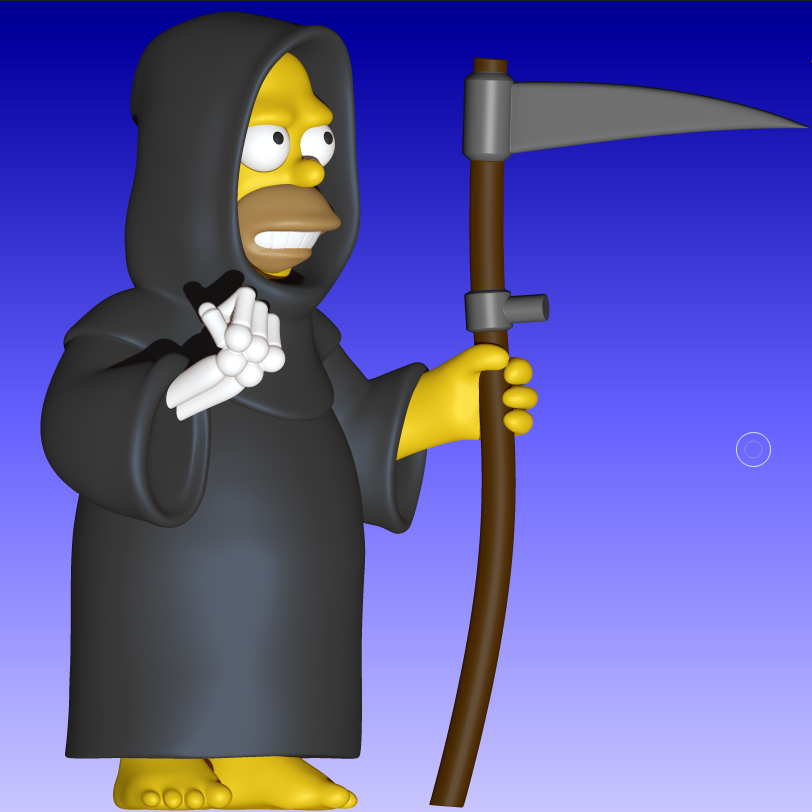 Archivo 3D gratis Death Homer - Color Print・Plan imprimible en 3D para ...