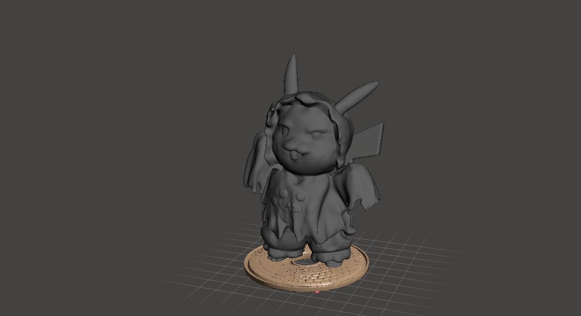 Free STL file pikachu halloween, ghost・3D printer design to download・Cults