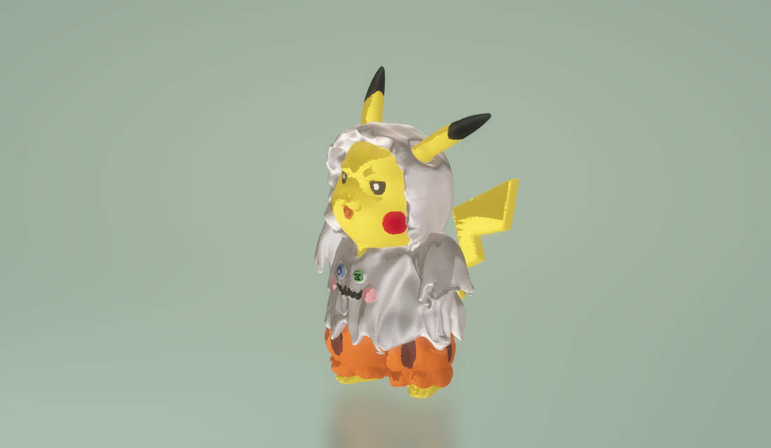 Free STL file pikachu halloween, ghost・3D printer design to download・Cults