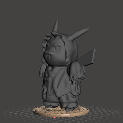 Download free STL file pikachu halloween, ghost • 3D printing object ...