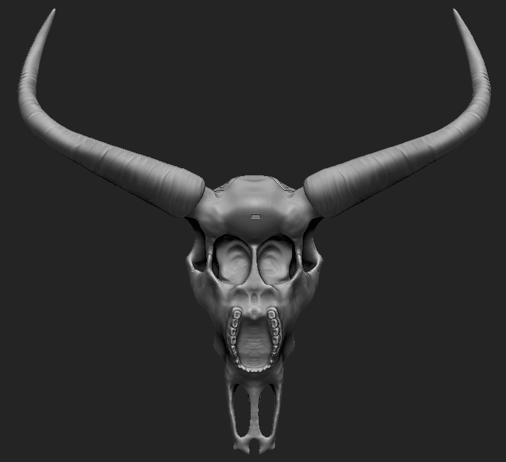 Файл STL Life Size Bull Skull・3D модель для печати скачать・Cults