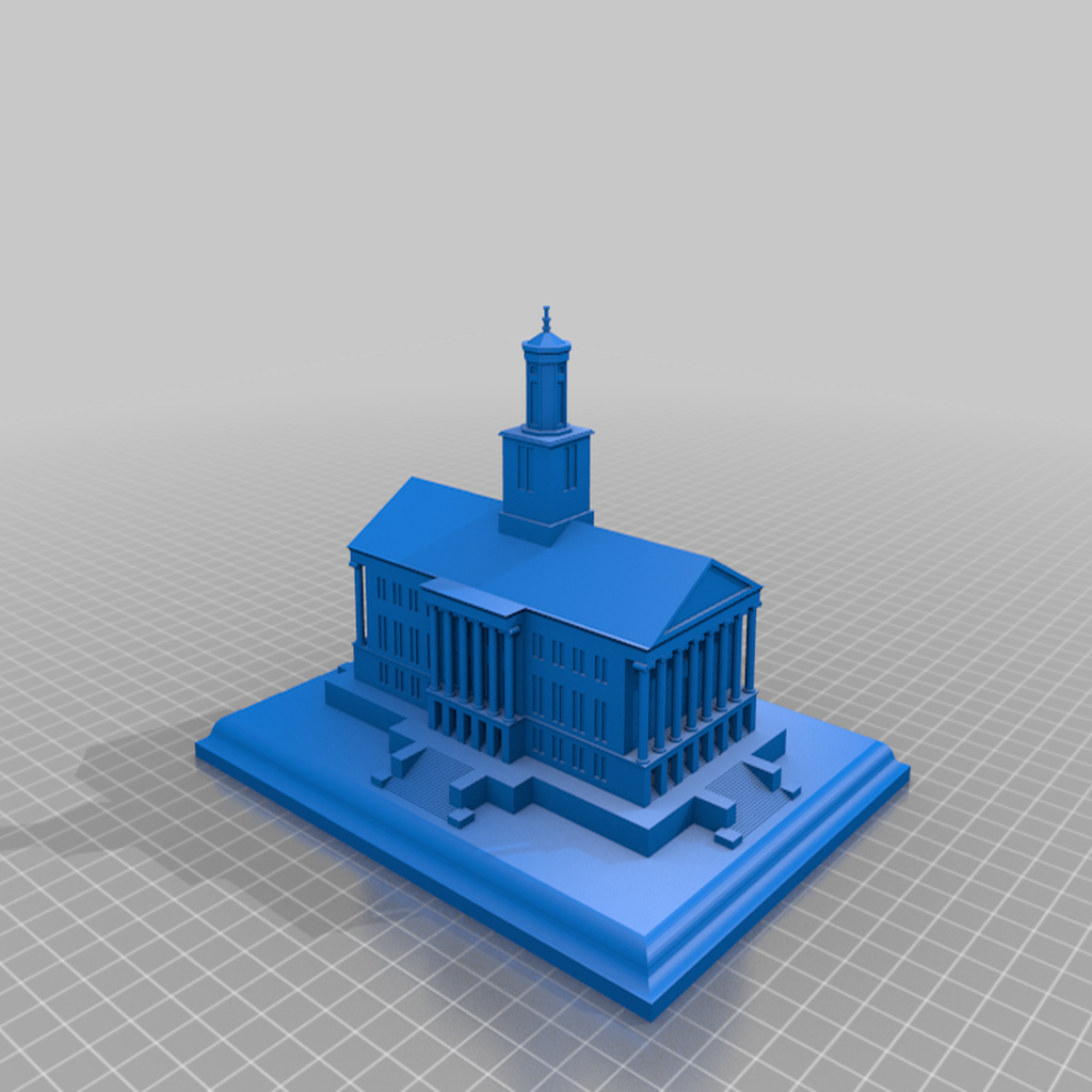 Free STL file Tennessee State Capitol・3D printer model to download・Cults