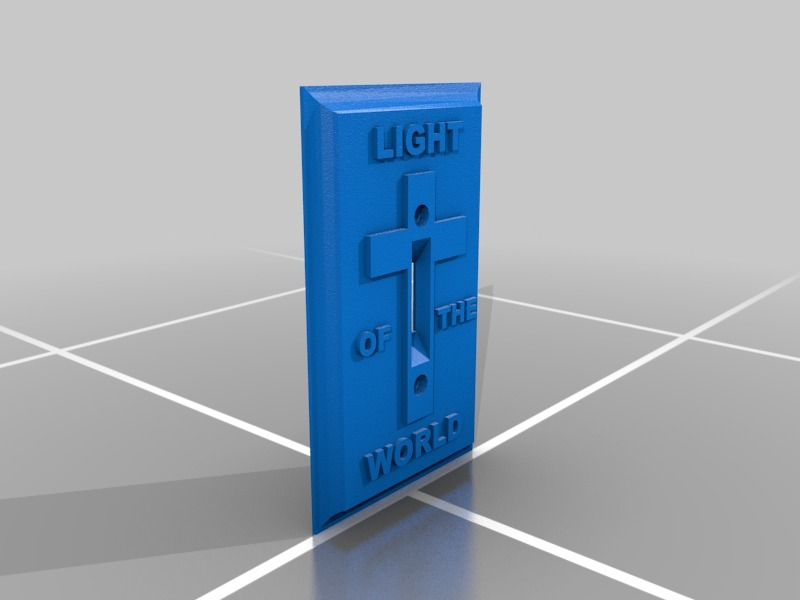 Free STL file Light Switch Plate cover・3D printer model to download・Cults