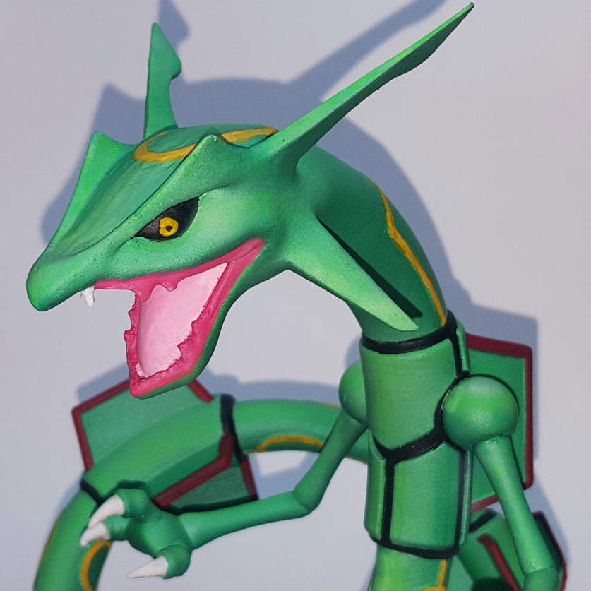 STL file Pokemon Rayquaza for 3D print 🐉・Template to download and 3D ...