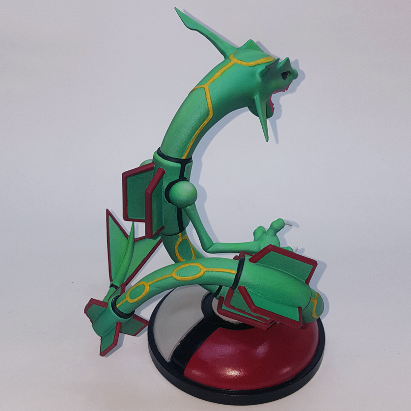 STL file Pokemon Rayquaza for 3D print 🐉・Template to download and 3D ...