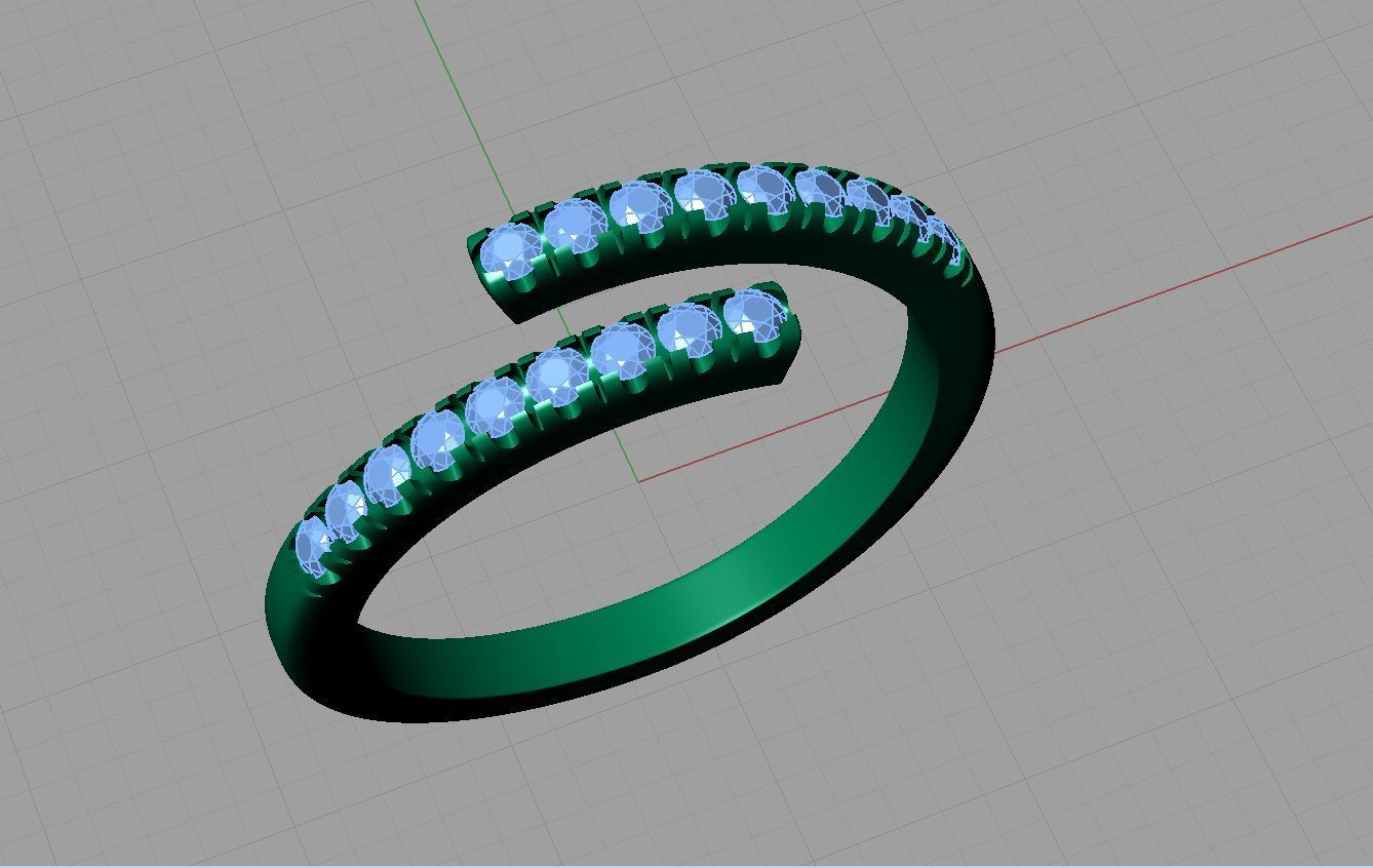 Free STL file ring diamond・3D print design to download・Cults