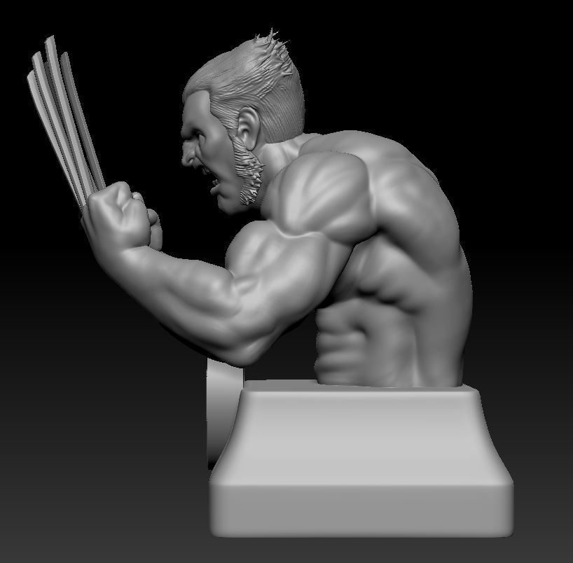 STL file Wolverine・Model to download and 3D print・Cults