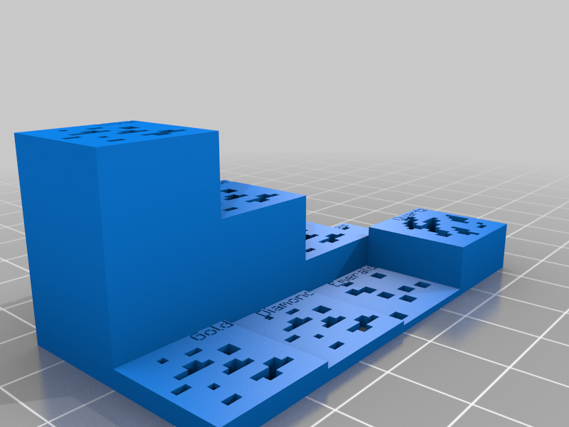 Free STL file Minecraft Ores Rarity・3D printing idea to download・Cults