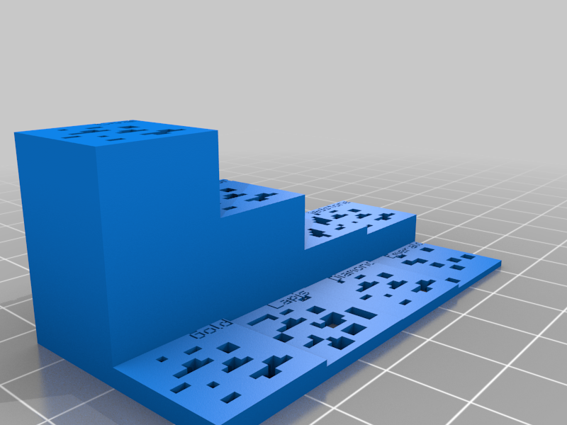 Free STL file Minecraft Ores Rarity・3D printing idea to download・Cults