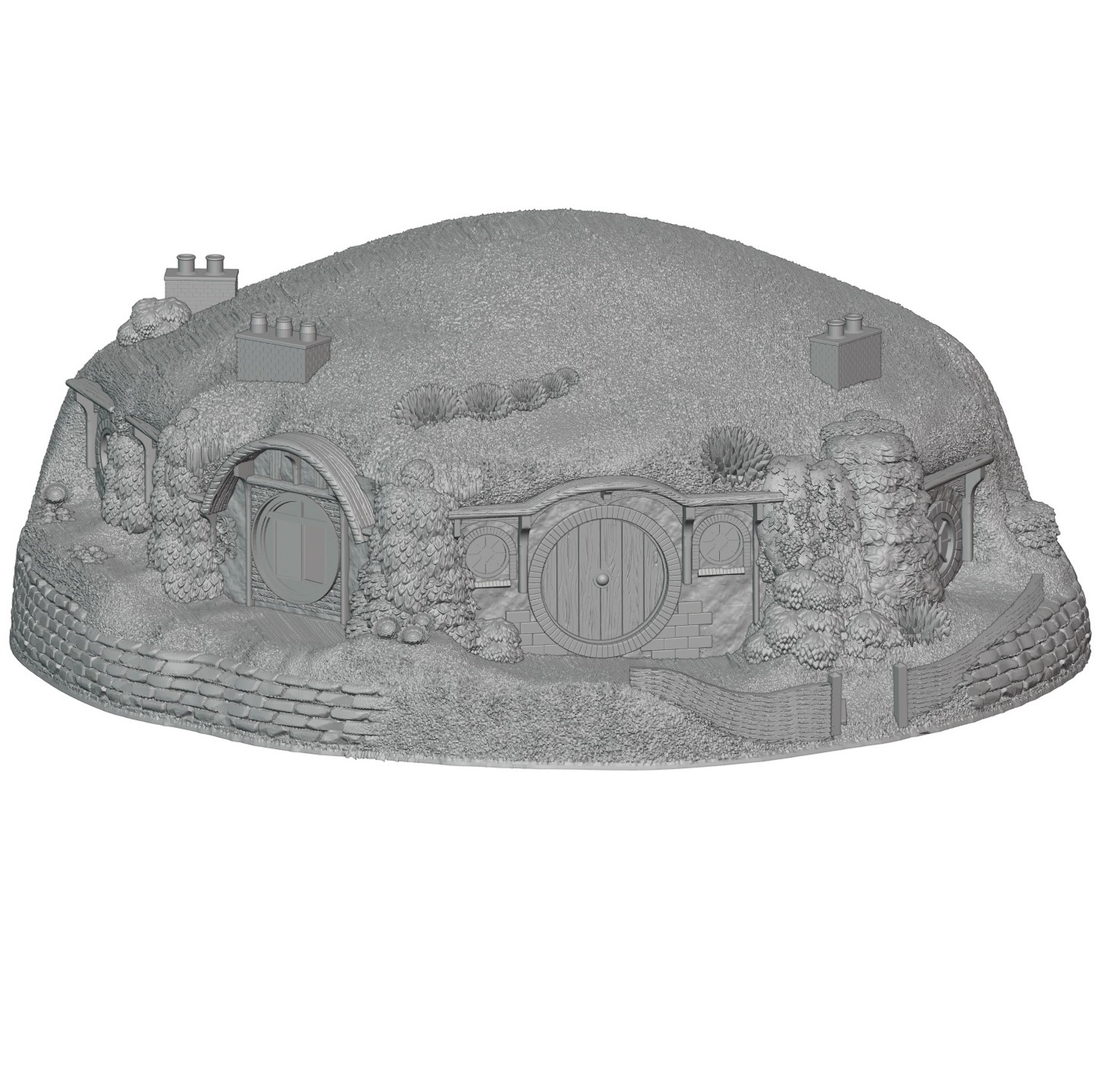 STL file Hobbit hole lord of the rings 🕳️・3D printing design to ...