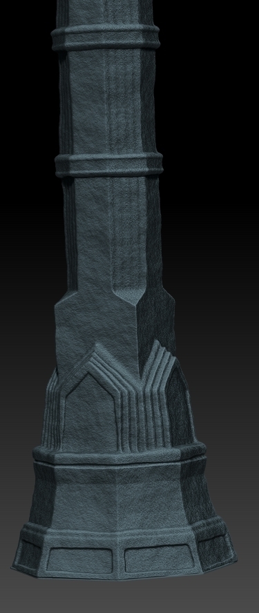 Download OBJ file Dwarven Pillars • 3D printer design ・ Cults