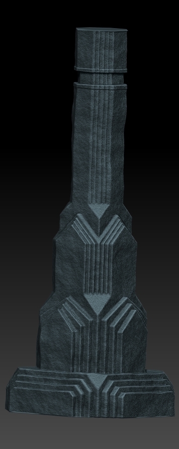 Download OBJ file Dwarven Pillars • 3D printer design ・ Cults