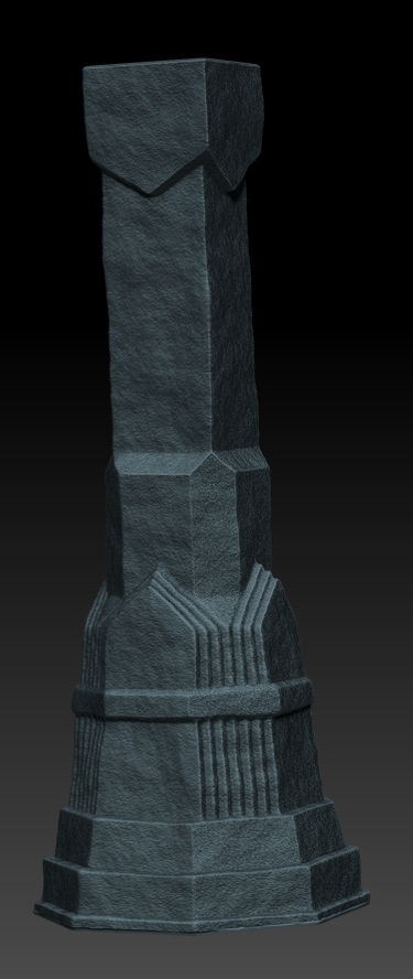 Download OBJ file Dwarven Pillars • 3D printer design ・ Cults