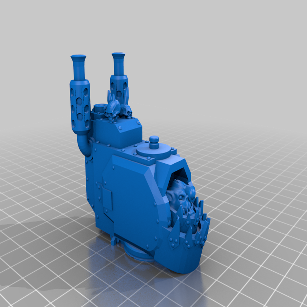 Free STL file Ork Warboss (Separated Body)・3D printing model to ...
