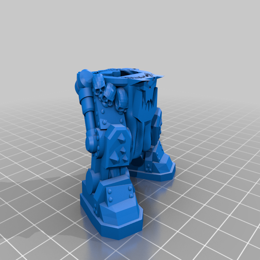 Free STL file Ork Warboss (Separated Body)・3D printing model to ...