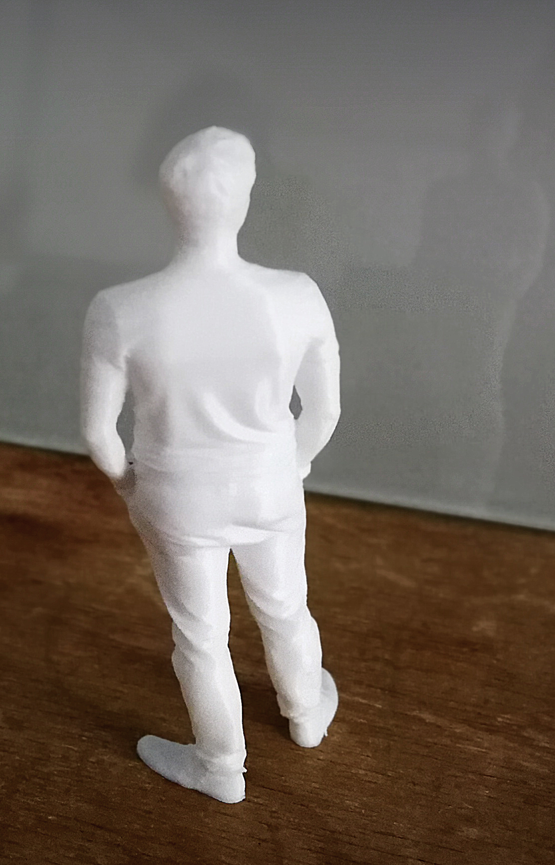 STL file Man ready posed for architectural models, scale 1:50 o 1:20・3D ...
