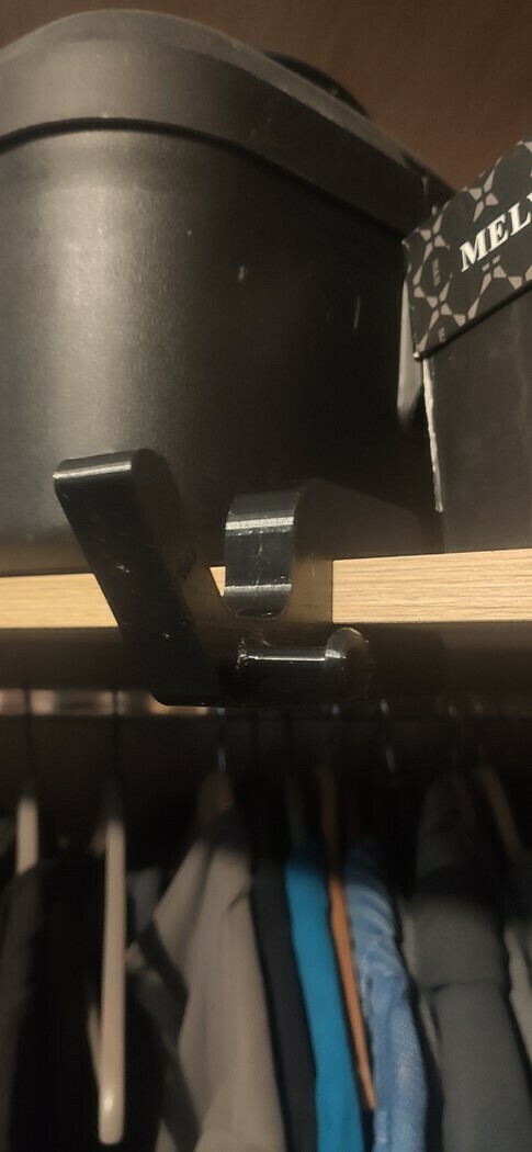 Free STL file Wardrobe hook・3D print object to download・Cults
