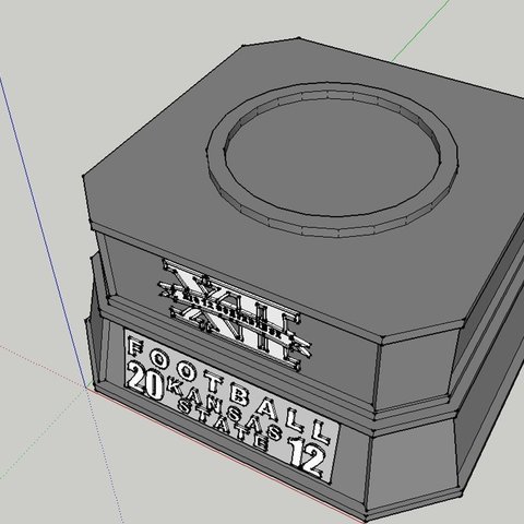 Download free STL file Big 12 Trophy • 3D printable model ・ Cults