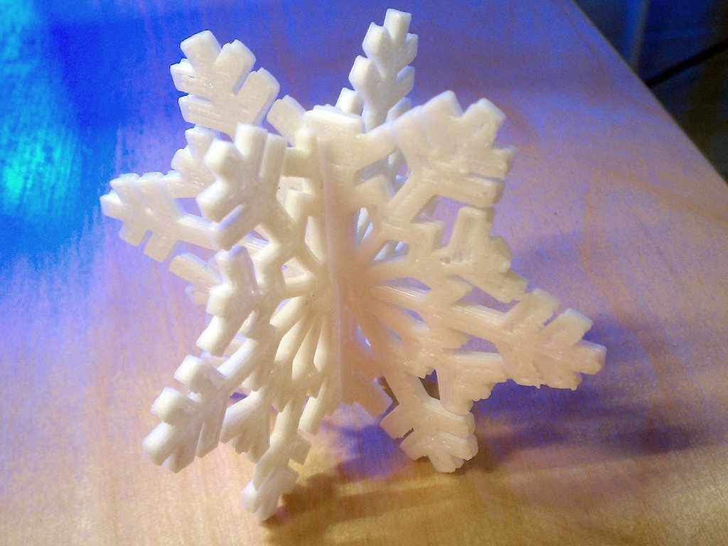 Free STL file Snowflake・3D printing design to download・Cults