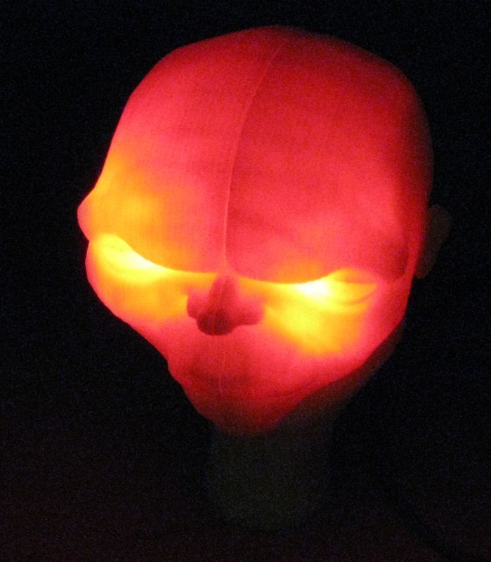 Free STL file Glowing Alien head・3D print design to download・Cults