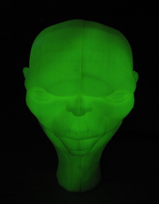 Free STL file Glowing Alien head・3D print design to download・Cults