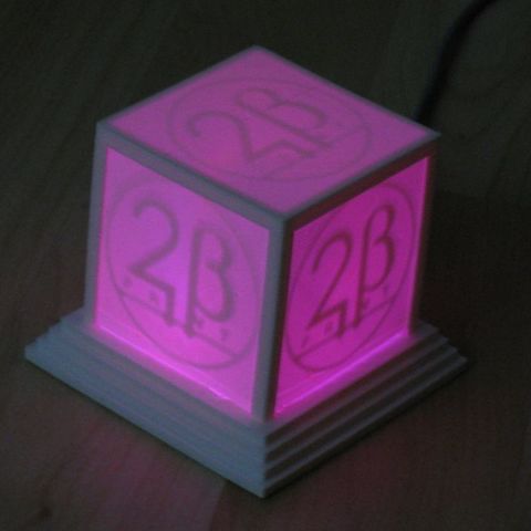 Download free STL file Glowing Logo Cube • 3D print object ・ Cults