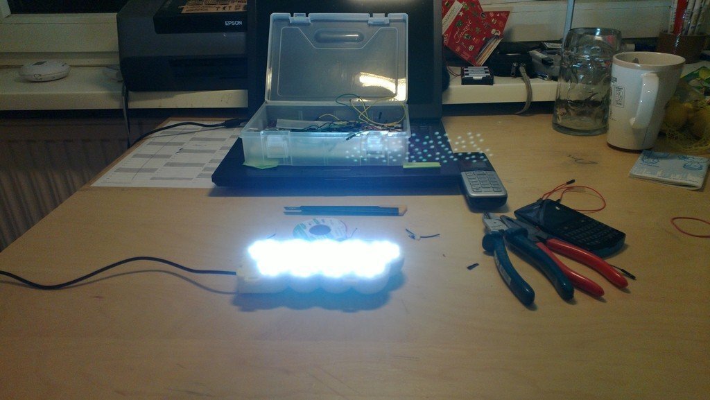 Free STL file LED lamp case for 9 led units, 1440 lumen 🔦・3D printing ...