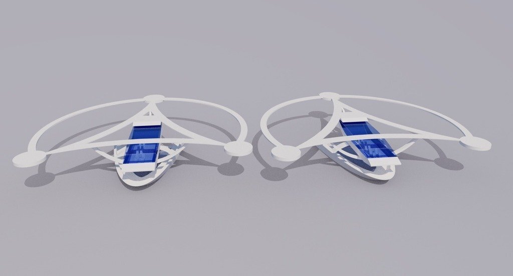 Free STL file Stingray Amphibious Tri-Copter Drone Model・3D printer ...