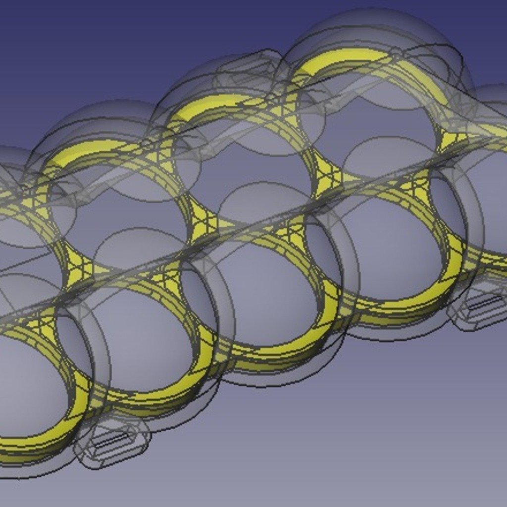 Free STL file LED lamp case for 9 led units, 1440 lumen 🔦・3D printing ...