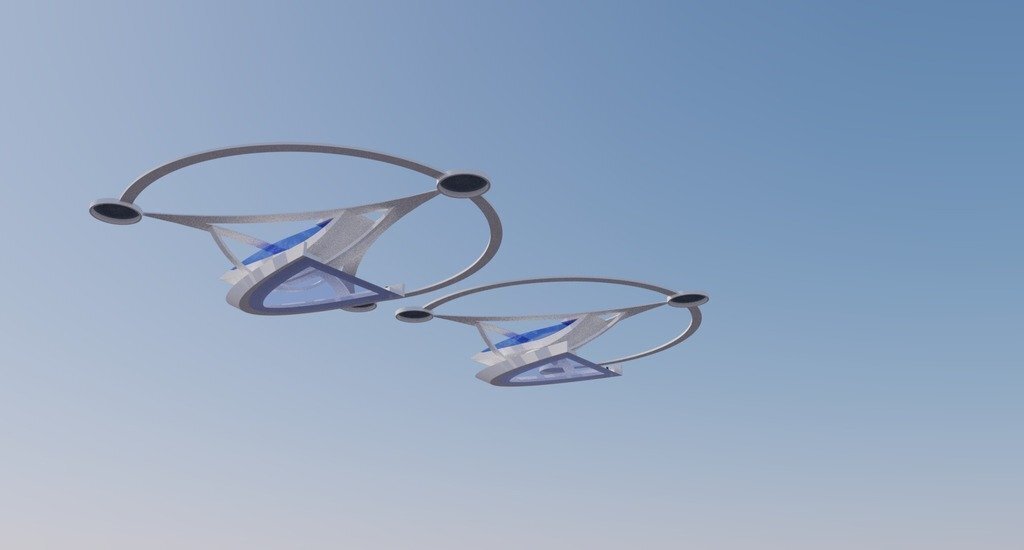 Free STL file Stingray Amphibious Tri-Copter Drone Model・3D printer ...
