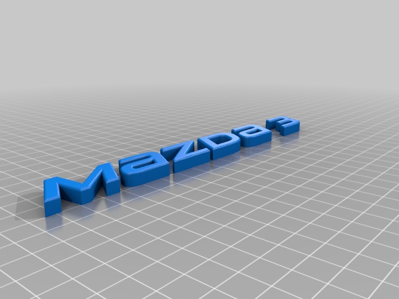 Free 3D file MAZDA 3 emblem for models 2014 to 2018・Template to ...