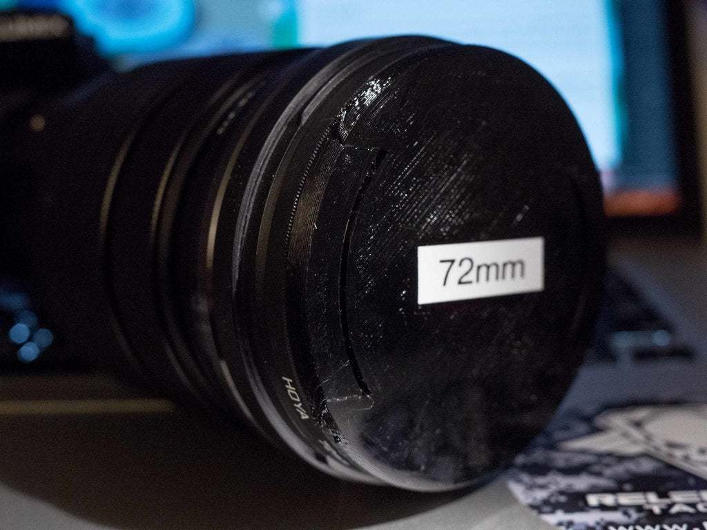 Free STL file 72mm Lens Cap 🧢・3D printable model to download・Cults
