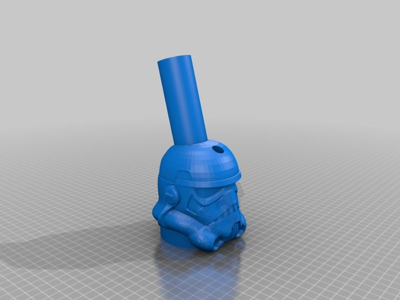 Free STL file Storm Trooper Water Pipe (for tobacco use only)・3D ...