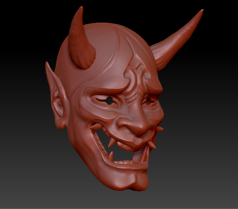 STL file Oni mask Mascara oni・3D print model to download・Cults