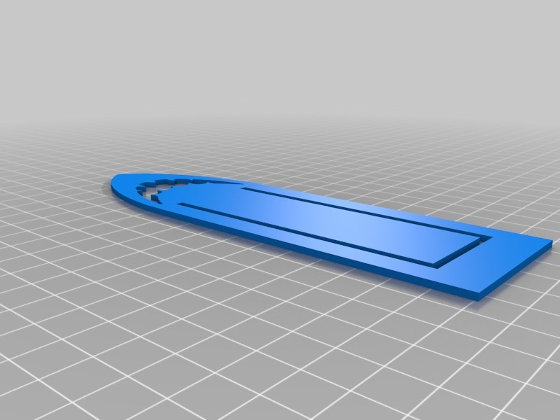 Free 3D file Shark Bookmark Remix (with Fusion 360 file) 🦈・3D printing ...