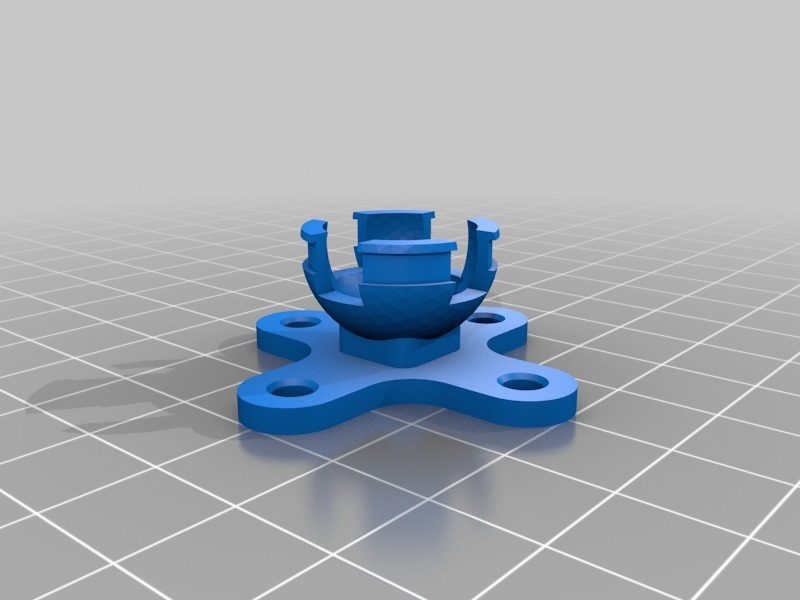 Free 3D file Raspberry Pi Camera Ball Mount - 90 degree adapter, short ...