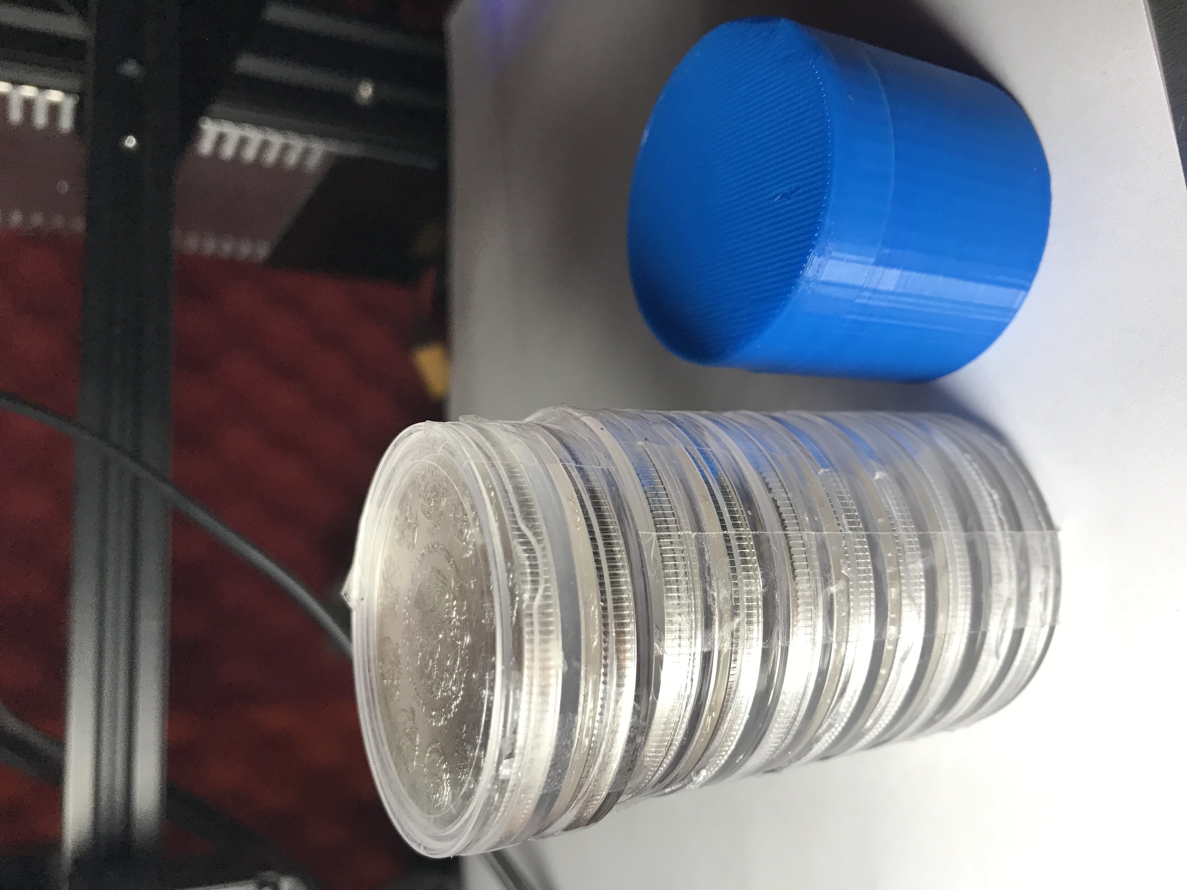 Free STL file CONTAINER for SILVER 1 ounce coins 10 coins・3D printable ...