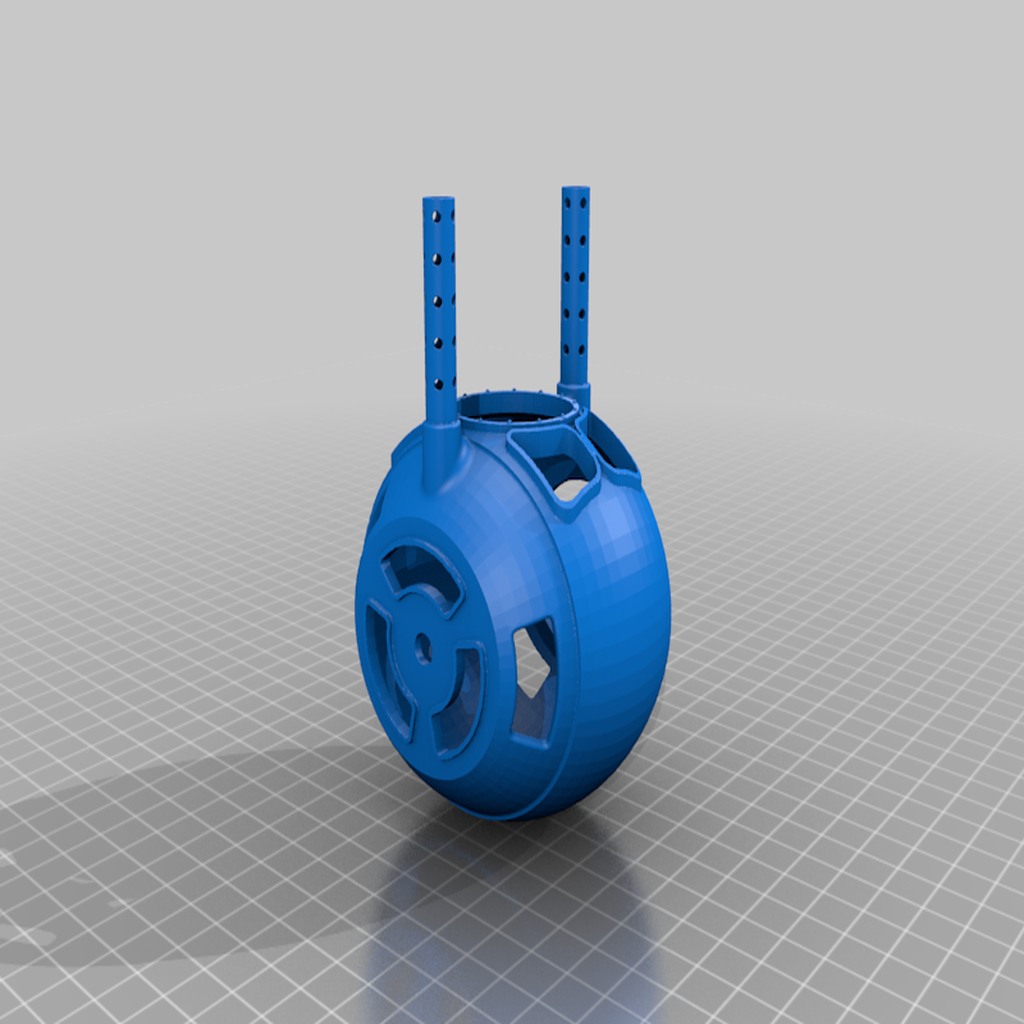 Free 3D file b17 ball turret (fixed)・3D print design to download・Cults