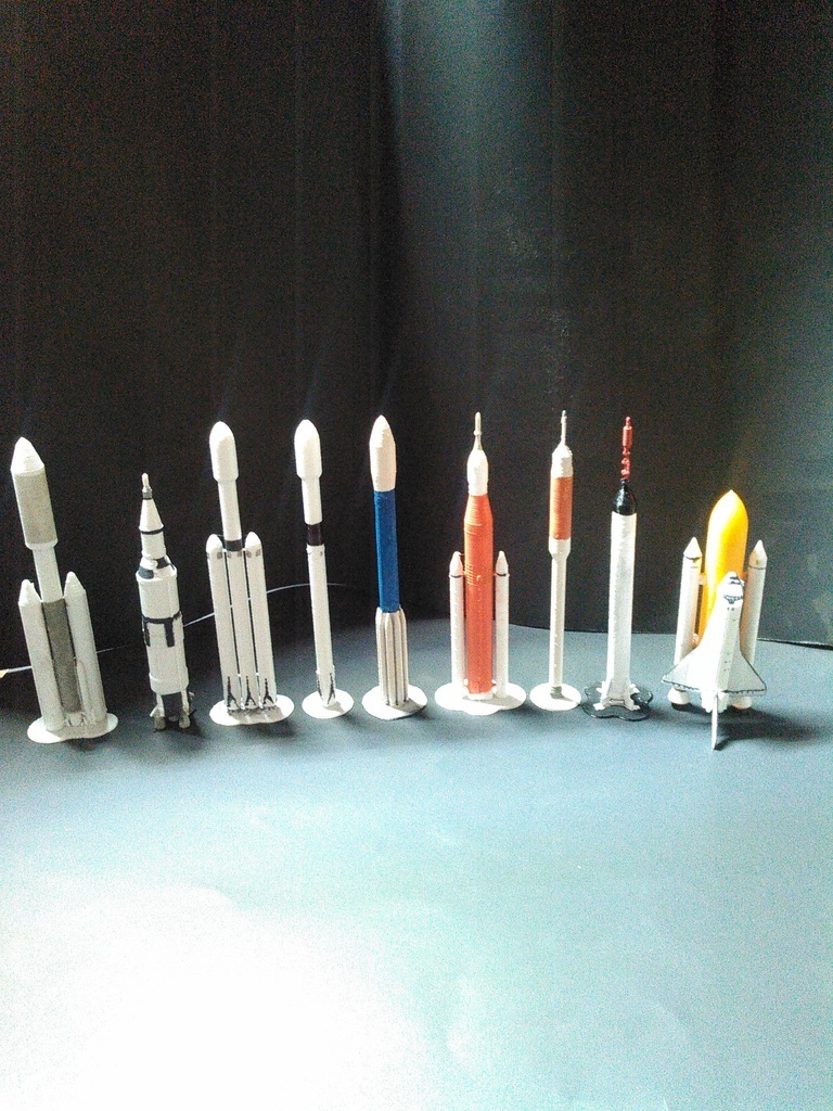 Free 3D file 14 American Space Rockets Collection. 🛰・3D printable model ...