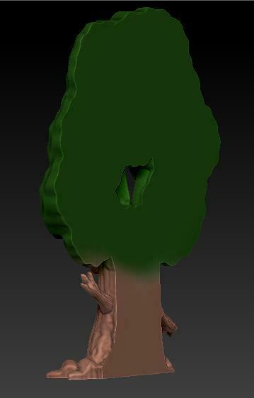 Файл STL CARTOON TREE 2・Модель для загрузки и 3D печати・Cults