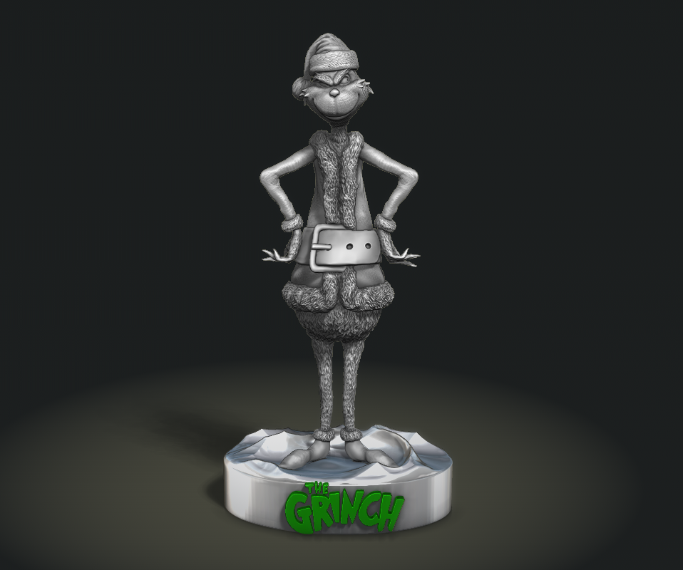 STL file THE GRINCH 3D PRINT 🗿・3D print model to download・Cults