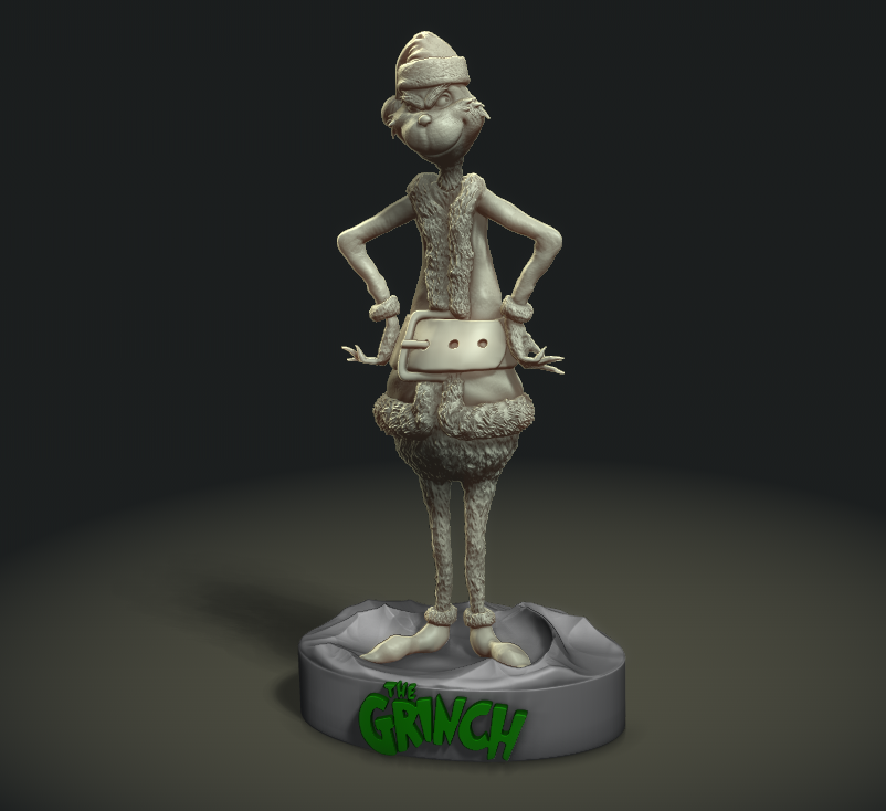 STL file THE GRINCH 3D PRINT 🗿・3D print model to download・Cults