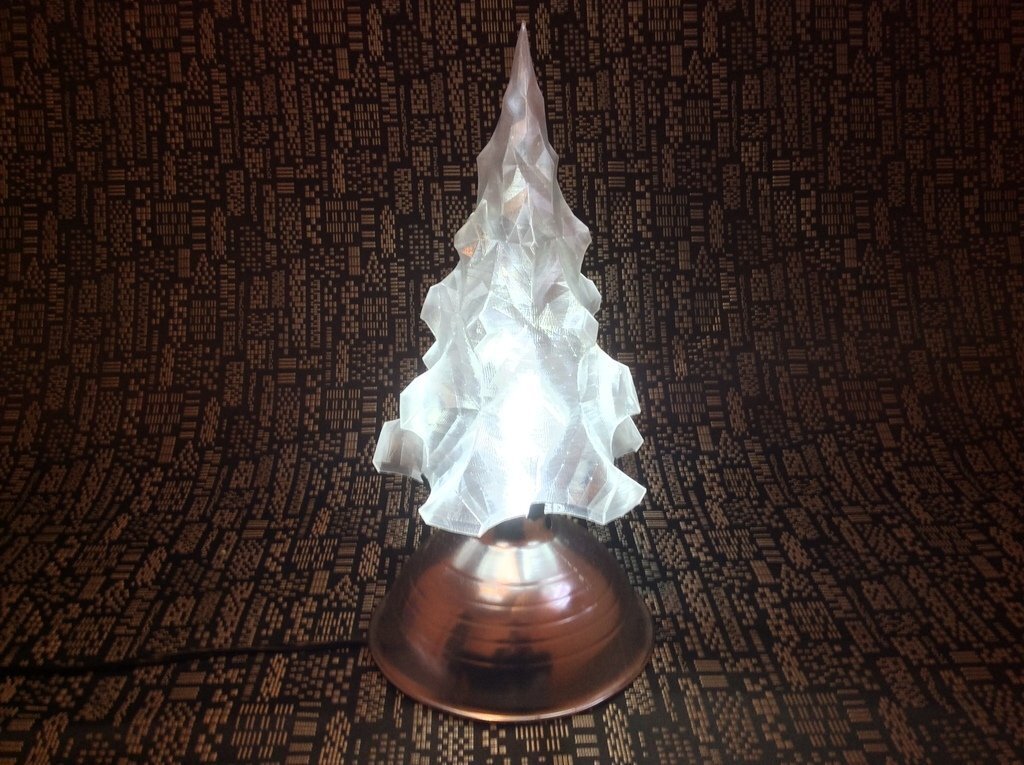 Free STL file Christmas Tree (now with lamp base) 🎄・3D printing ...