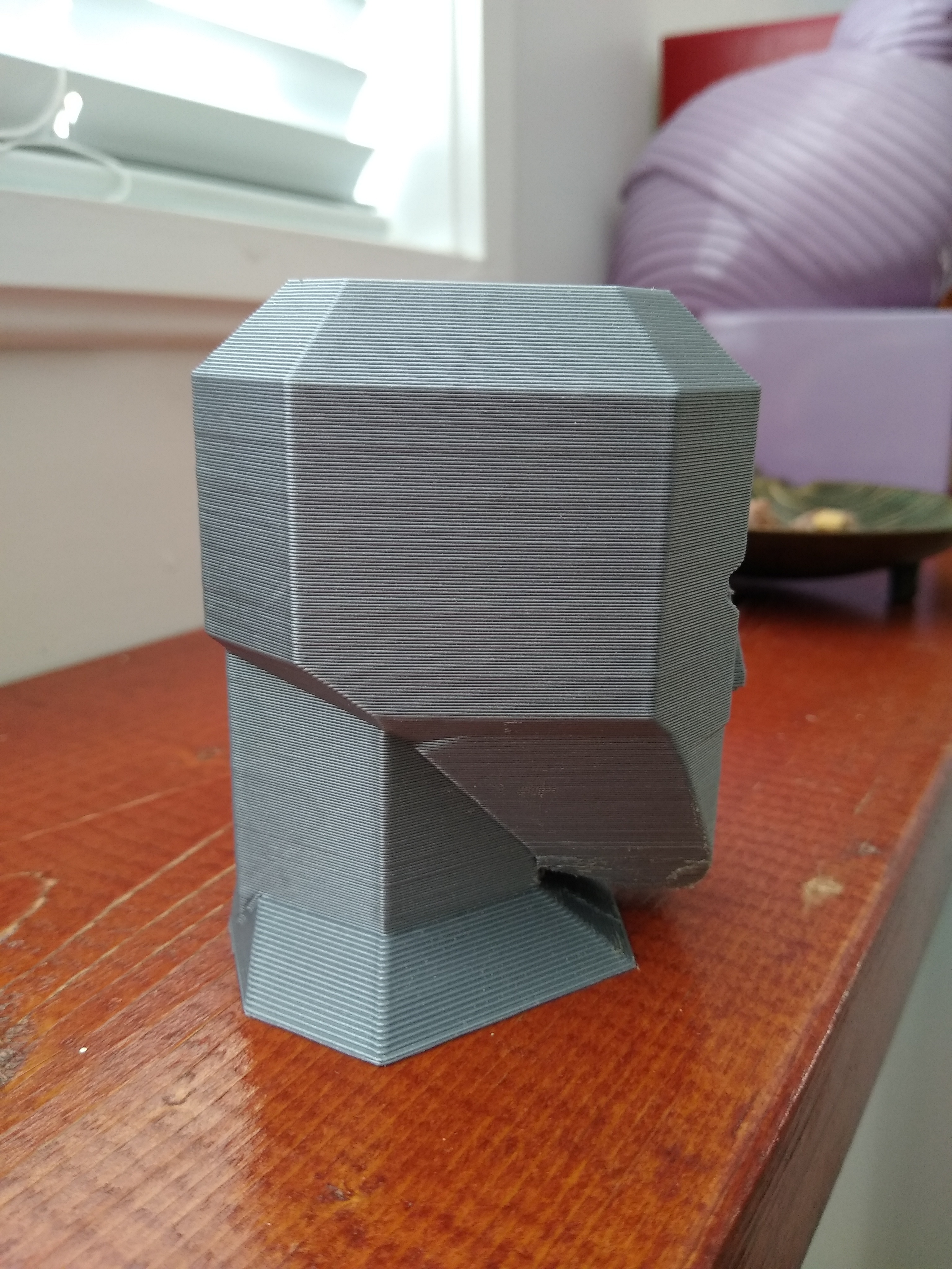 Free STL file Low Polygon Head・3D printing template to download・Cults