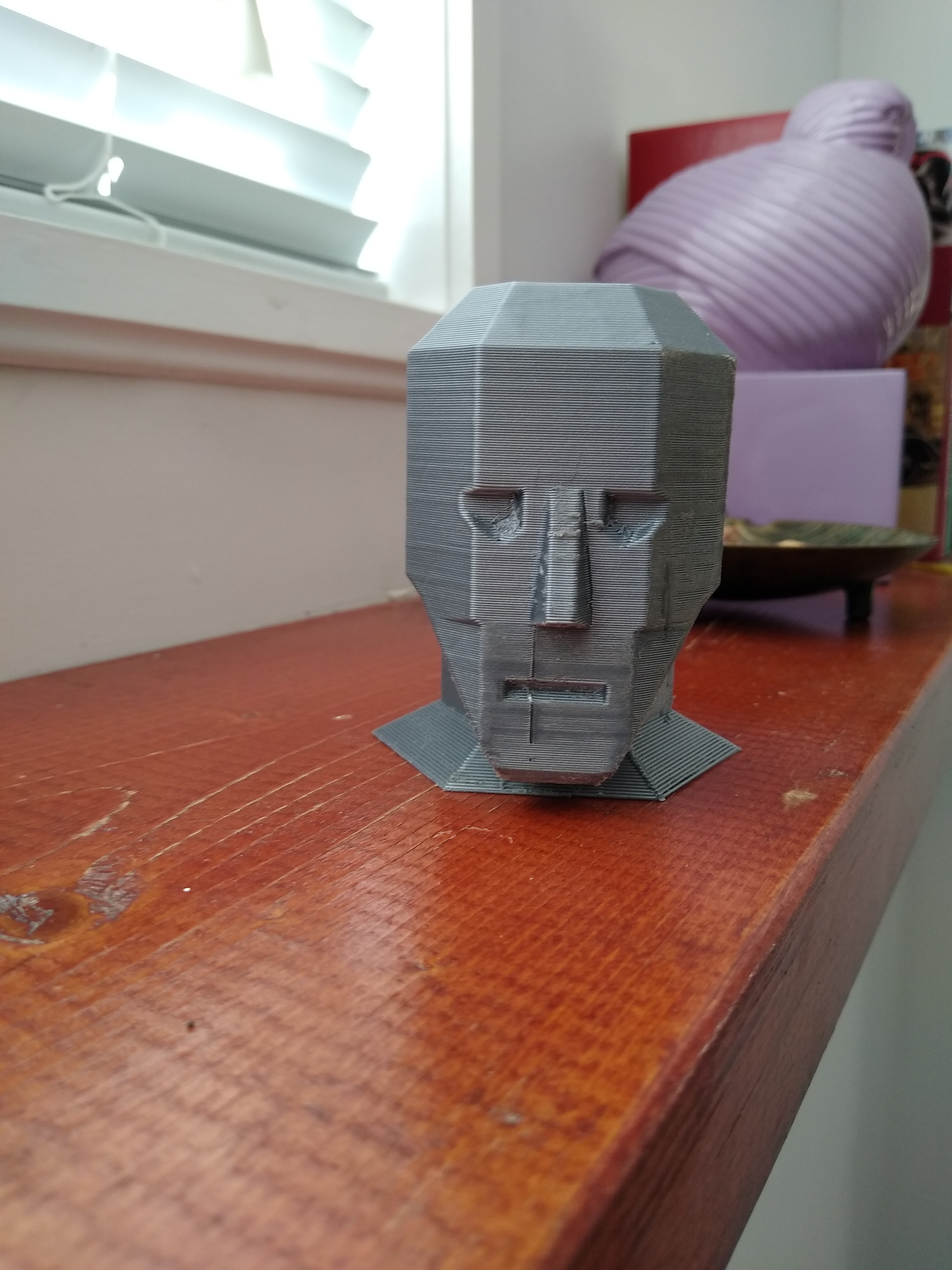 Free STL file Low Polygon Head・3D printing template to download・Cults