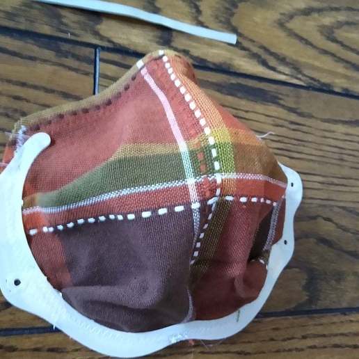 Download free 3D printer designs TPU Fabric Mask Frame ・ Cults